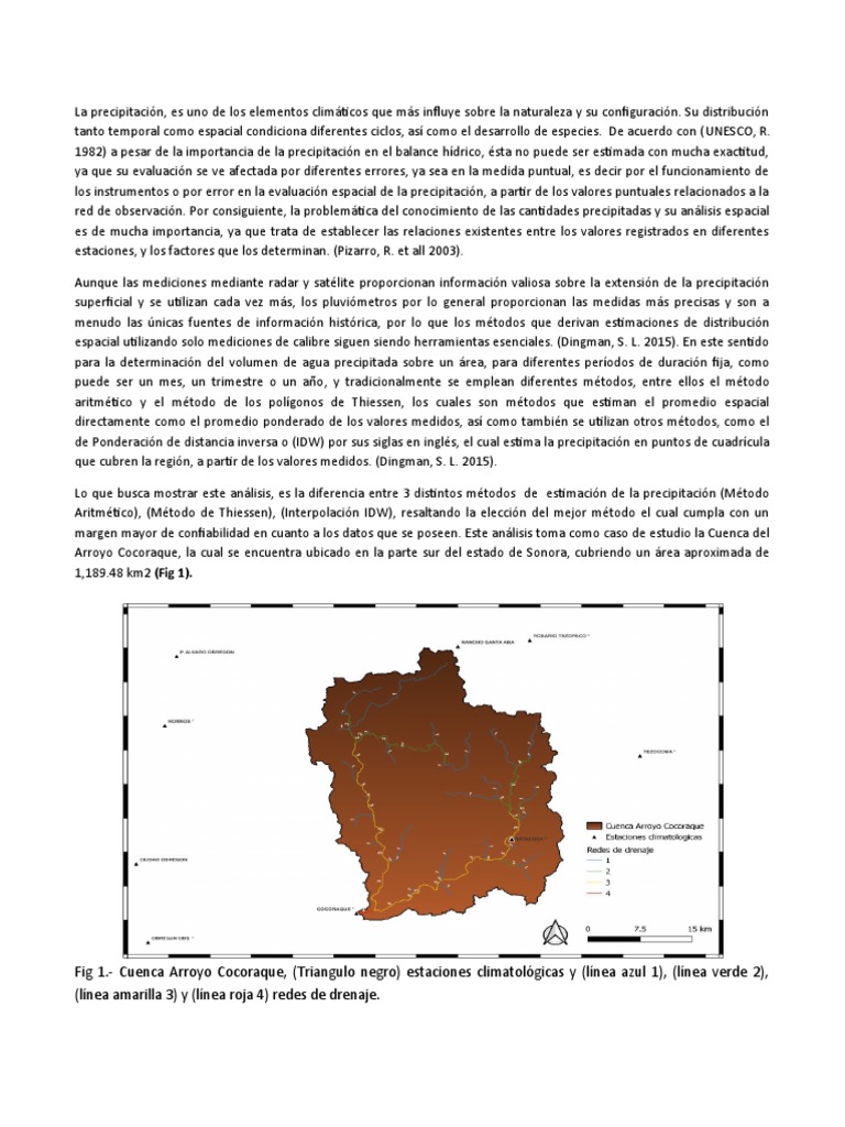 TAREA Hidro | PDF | Precipitación | Ciencias de la Tierra