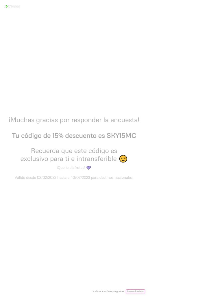 Codigo Descuento SKY | PDF | Crecimiento personal y profesional