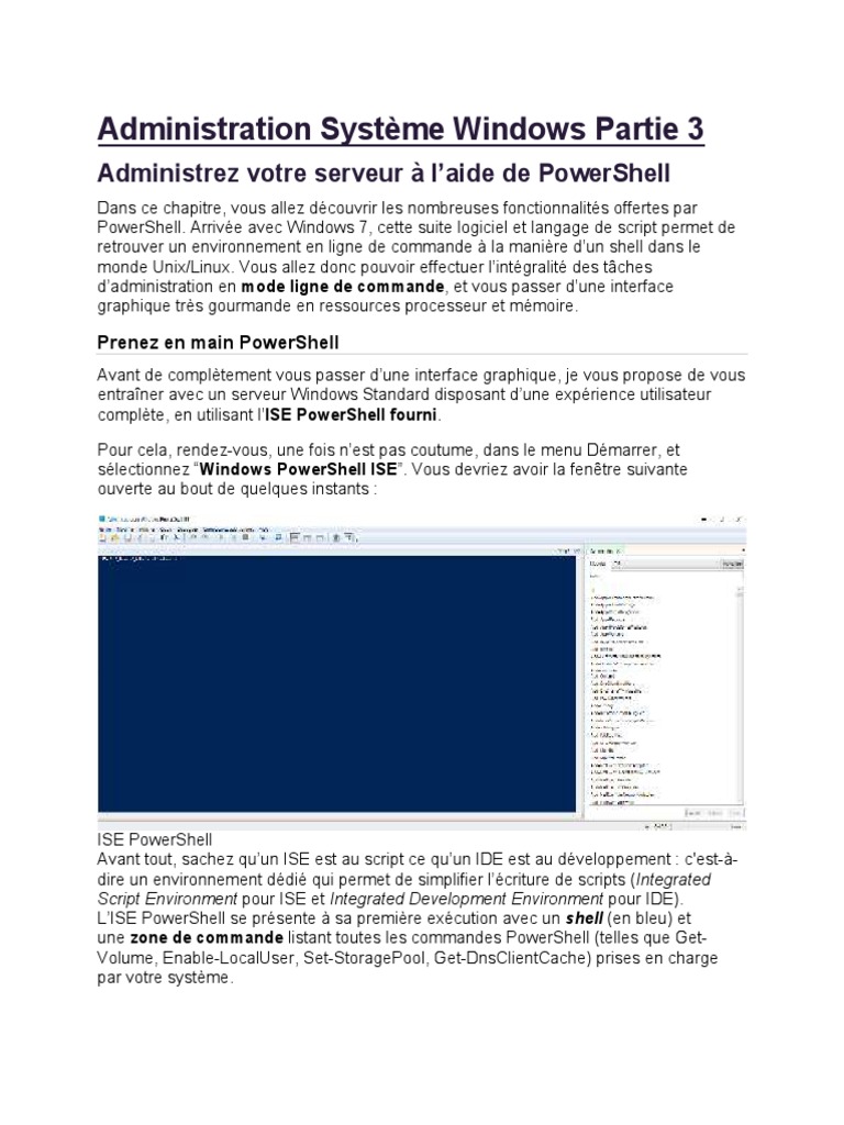 Partie3 - Administration Système Windows | PDF | Virtualisation | Hyper-V
