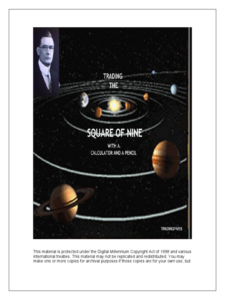 Trading The Gann Square of Nine | PDF | Stocks | Numbers