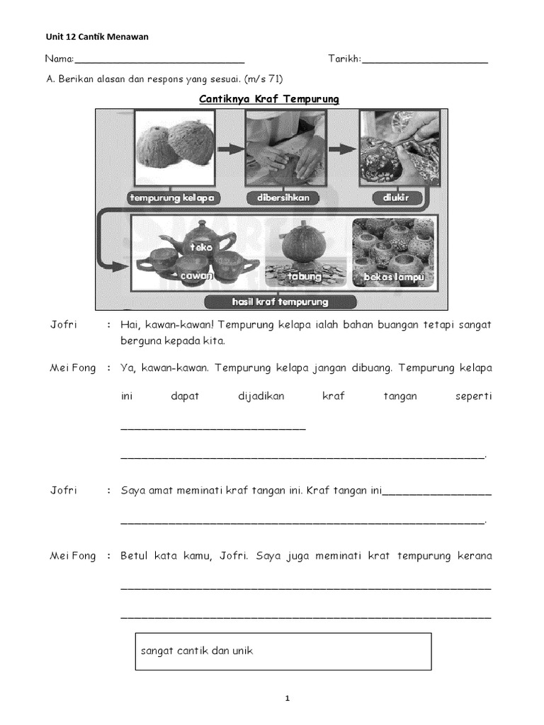 bm4 Unit 12 | PDF | Pengembangan Diri