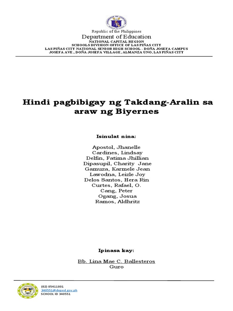 Sulating Pananaliksik Pormat Pdf