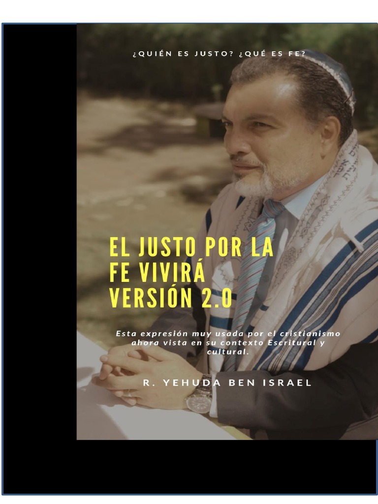 El Justo Por La Fe Vivira Versión 2.0, Media Carta | PDF | Amor | Libro ...