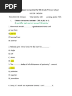 The Giver Final Test | PDF | The Giver