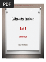 Character Evidence Chart | PDF | Witness Impeachment | Evidence (Law)