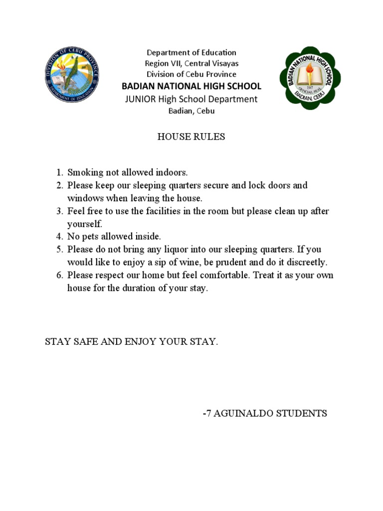 House Rules | PDF