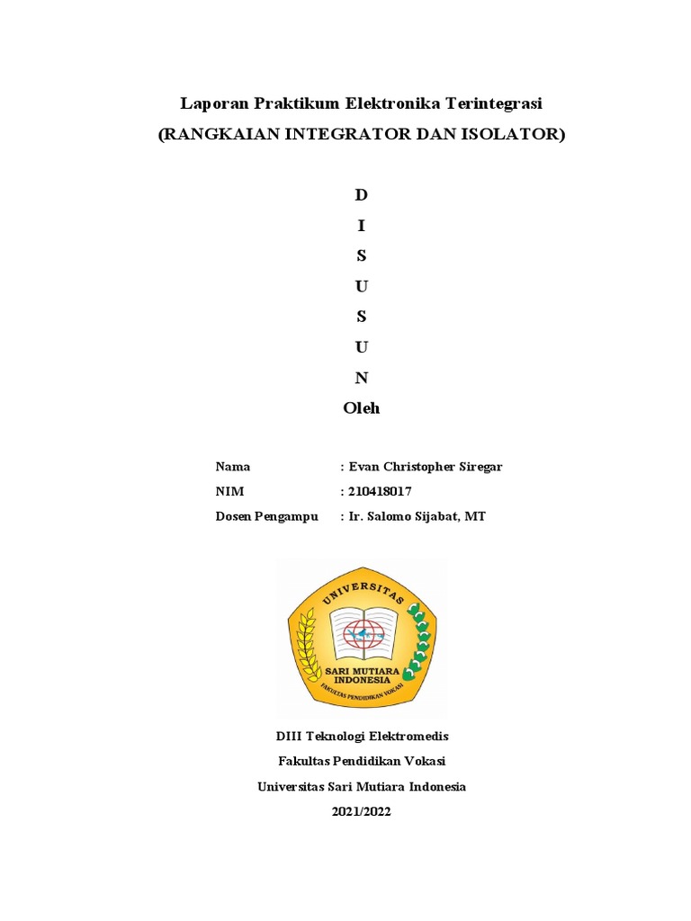 4 Rangkaian Integrator Dan Komparator | PDF