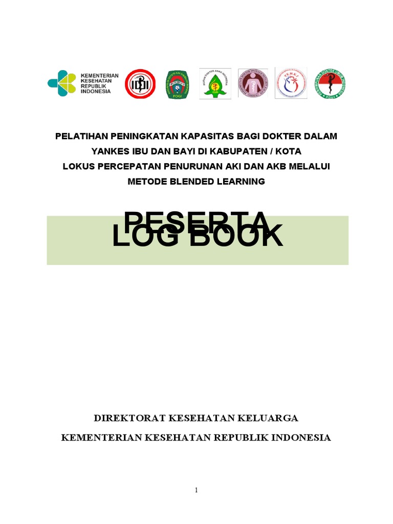 Logbook Peserta Sesi OJT Maternal Blended Learning | PDF