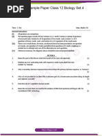 Class XII Biology PYQs Question Bank | PDF