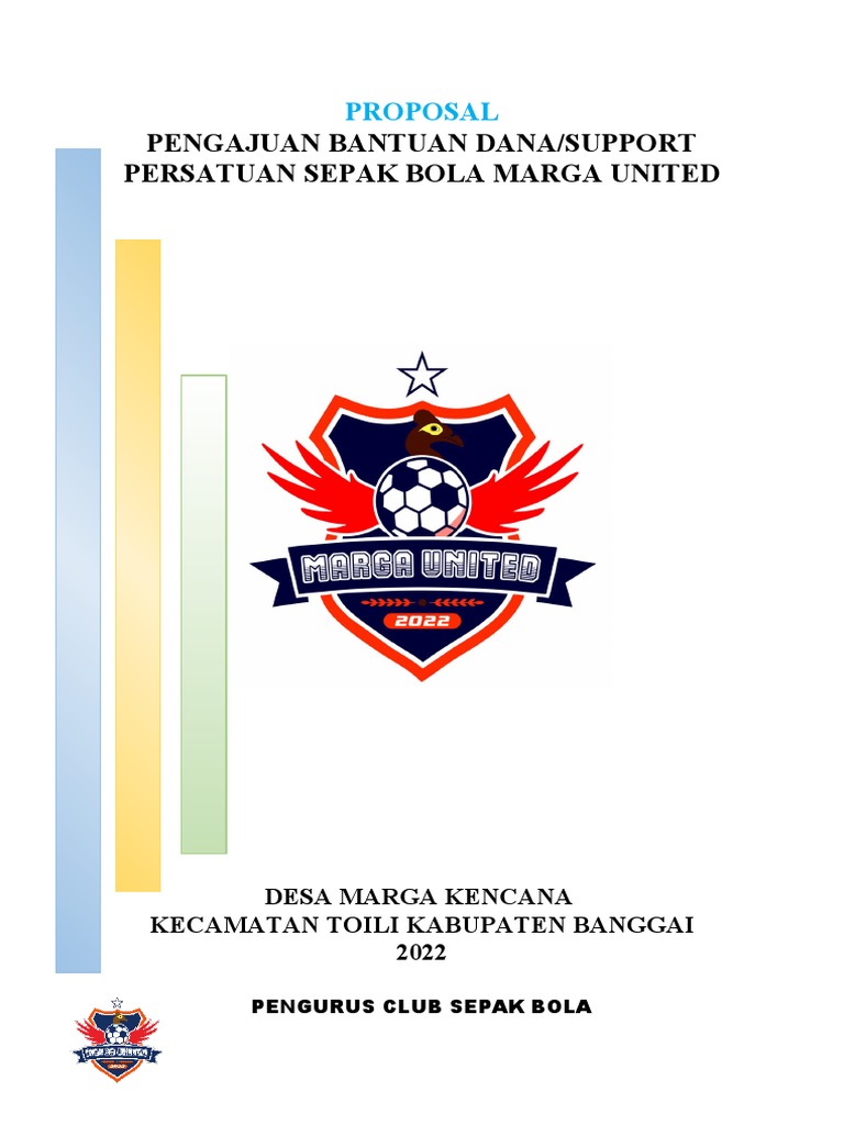 Proposal Pengajuan Bantuan Dana Sepak Bola MU | PDF
