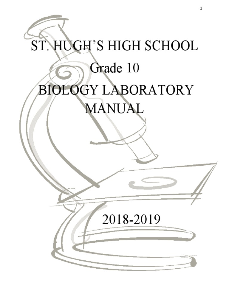 Edited Lab Manual For CSEC Biology | PDF | Laboratories | Experiment Edited Lab Manual For CSEC Biology | PDF | Laboratories | Experiment