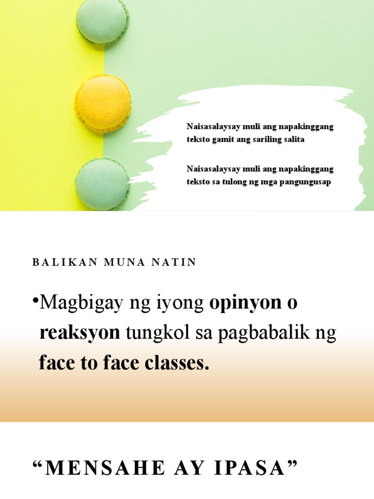 Filipino PPT - Q1 - W4 | PDF