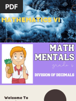 COT - NO.1 (MATH 6 - Quarter 1) 2022-2023 | PDF | Division (Mathematics ...