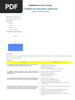 Standar Anjab Dan ABK Pengadministrasi Perkantoran | PDF