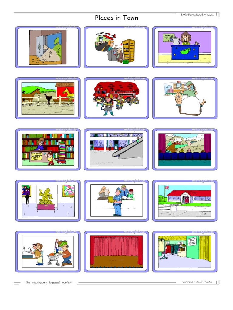 Places in Town | PDF