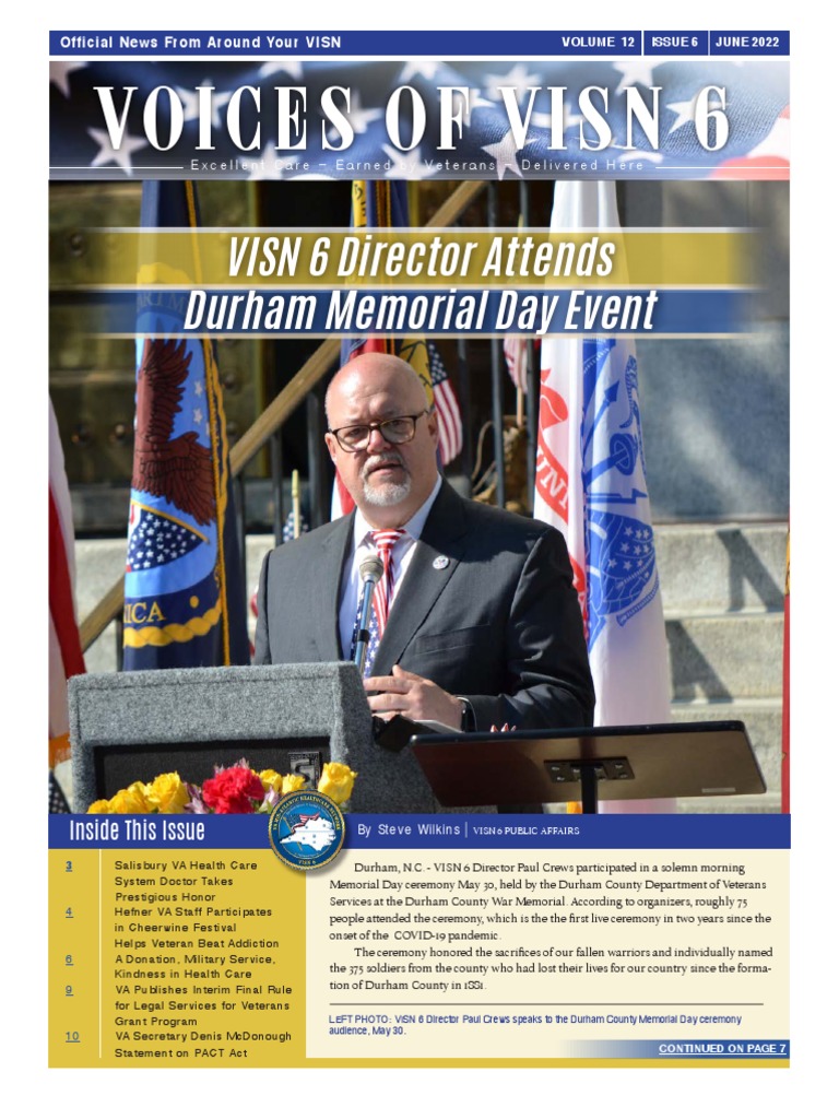 Voicesofvisn 6 | PDF | Veterans Health Administration | United States ...