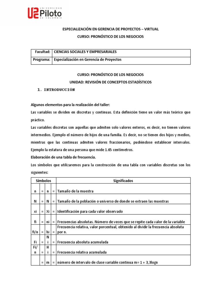 ENT.1 UNIDAD1 | PDF | Frecuencia | Análisis estadístico