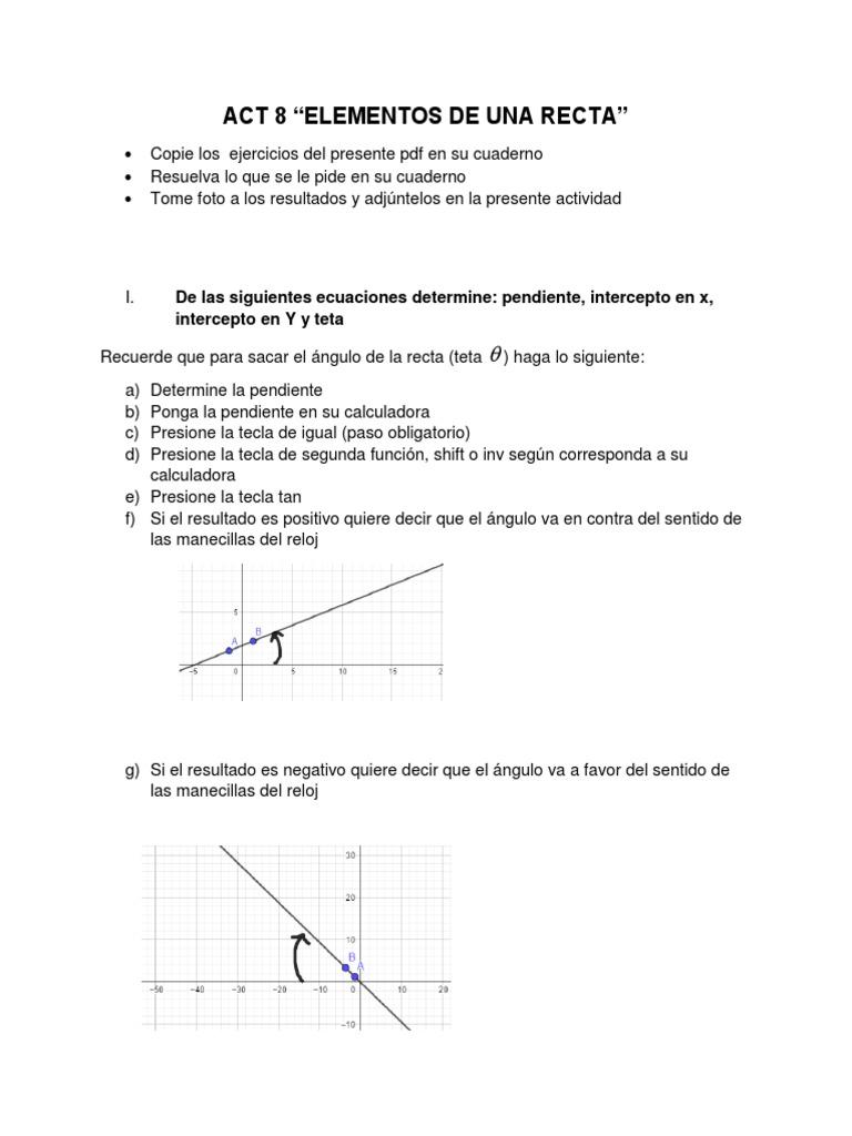 JONATHAN SAUL SOTO ESPINOZA - Act 8 Elementos de Una Recta | PDF