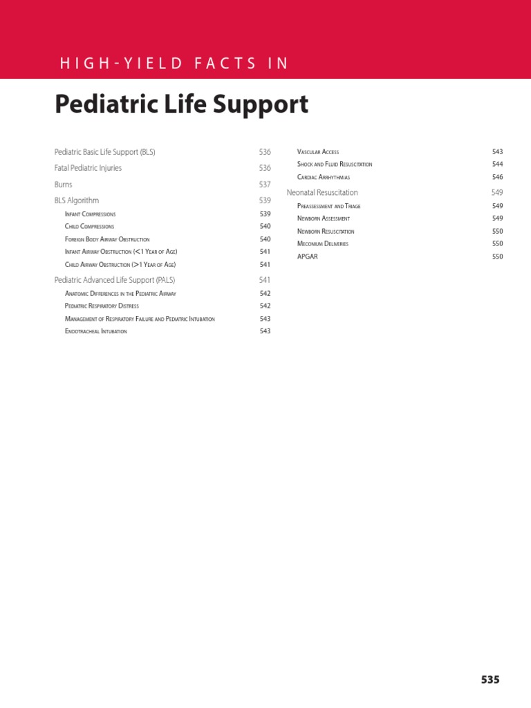 Pediatric Life Support | PDF | Shock (Circulatory) | Burn