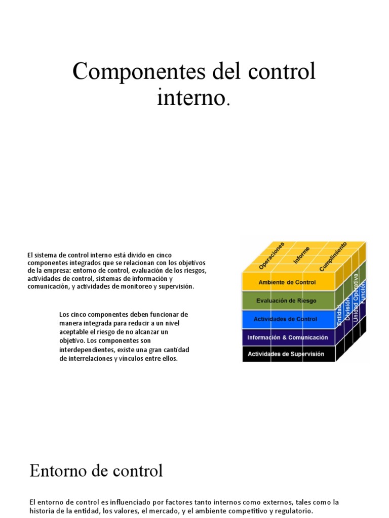 Componentes Del Control Interno | PDF | Gestión de recursos humanos ...