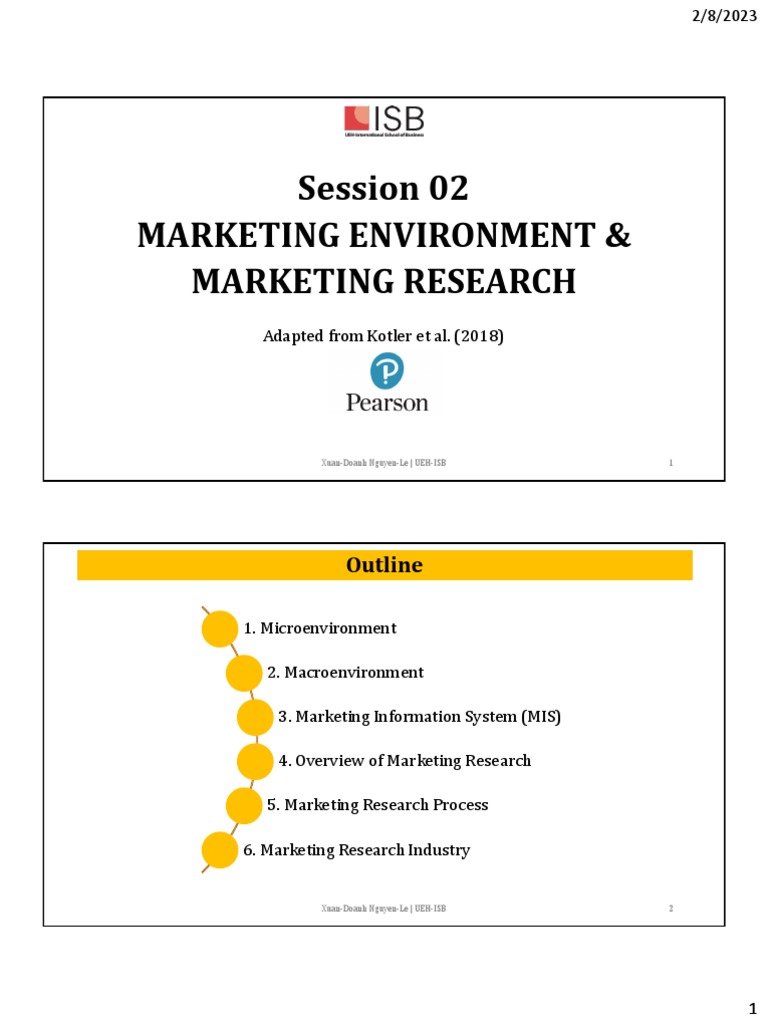 Marketing Environment & Research Overview | PDF | Marketing | Marketing ...