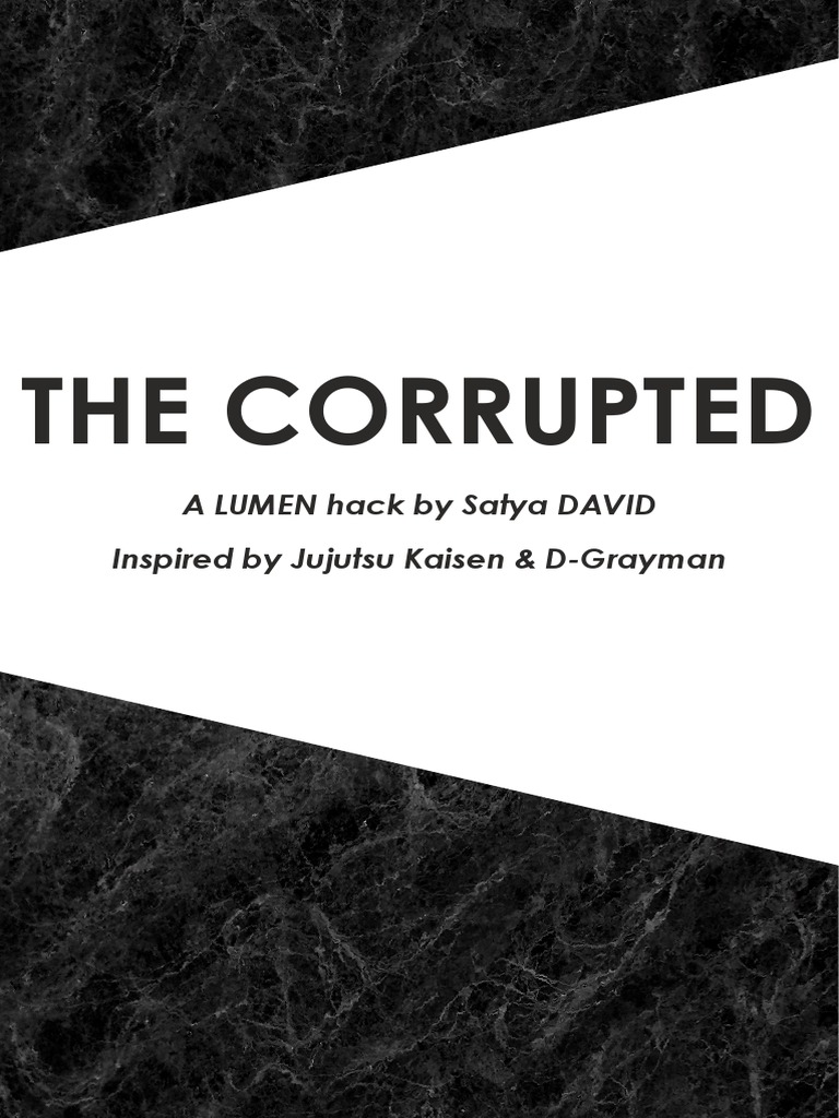 The Corrupted | PDF