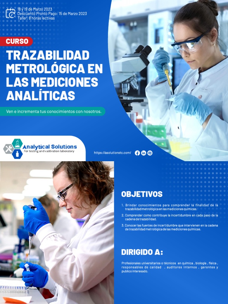 Trazabilidad Metrológica en Las Mediciones Analíticas | PDF | Metrología | Medición