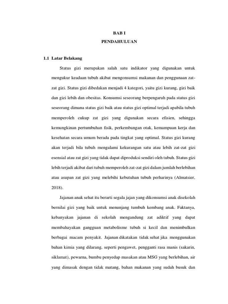 Bab I Pak Adit | PDF | Kesehatan Holistik