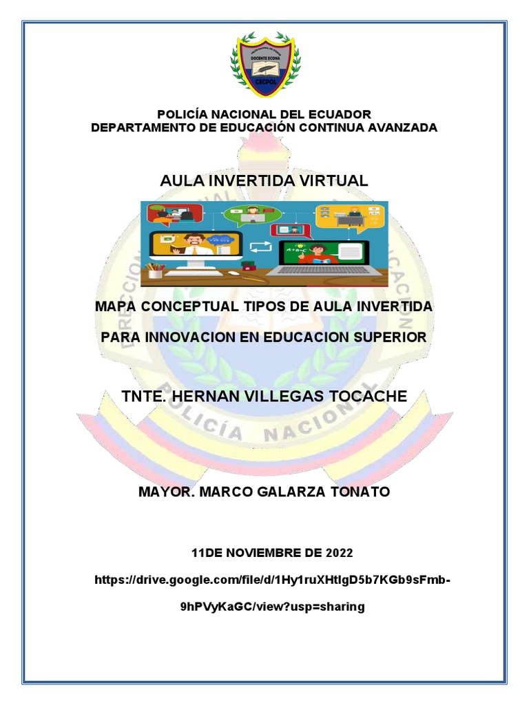 Tipos de Aula Invertida en Educación | PDF | Salón de clases | Comunicación