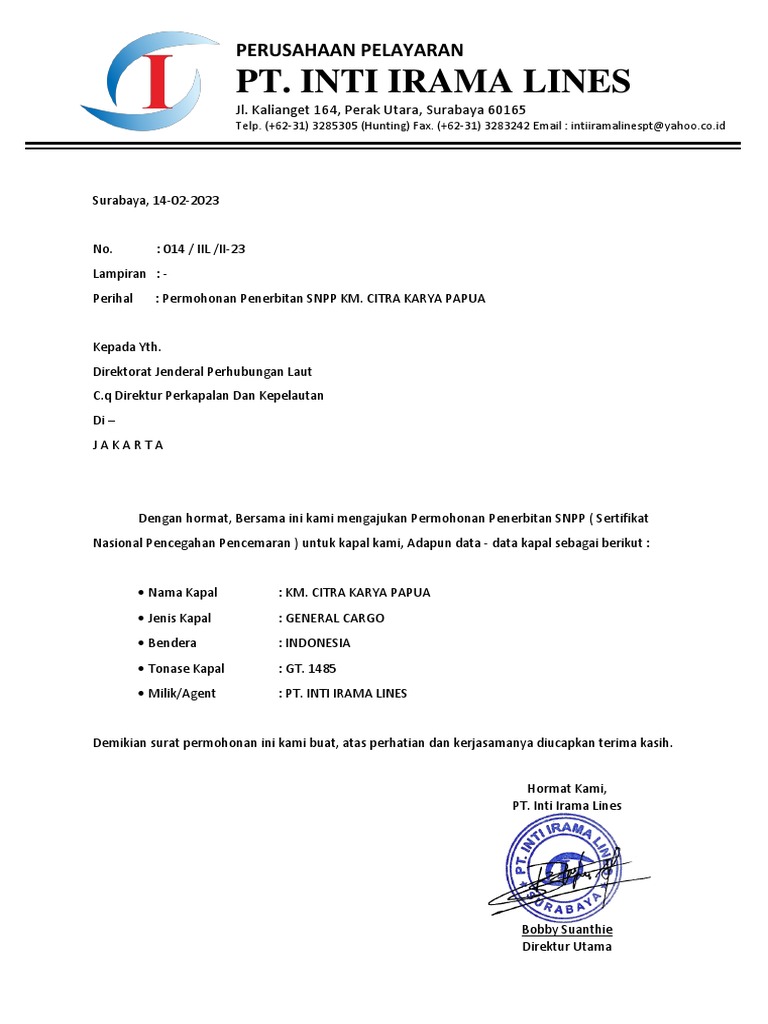 Permohonan SNPP KM CKP - Iil | PDF
