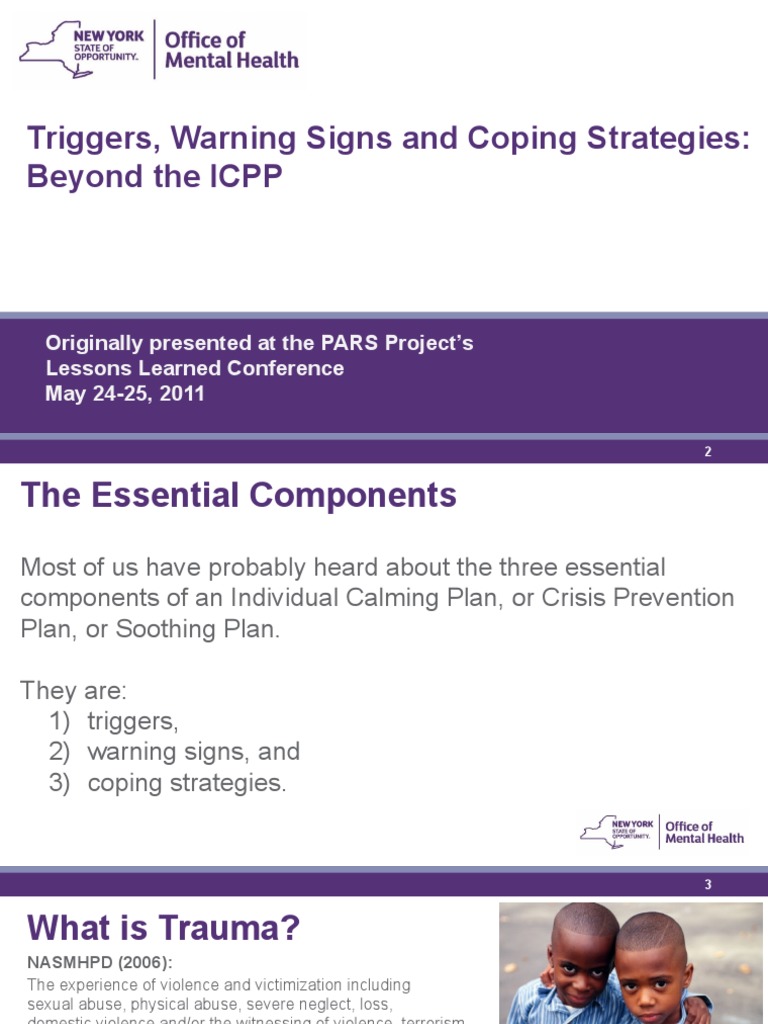 Triggers Warning Signs and Coping Strategeis | PDF | Psychological ...