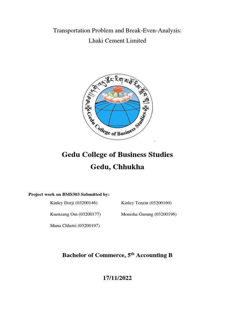 BMS303 Final Project | PDF | Business Process | Business Economics