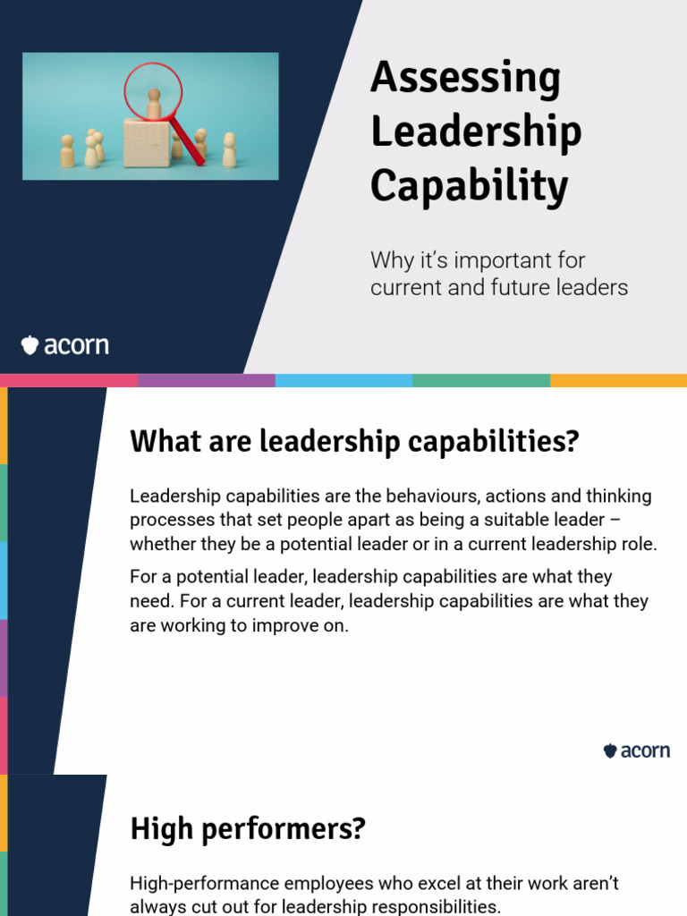 Leadership Capability Assessment Guide | PDF | Leadership | Leadership