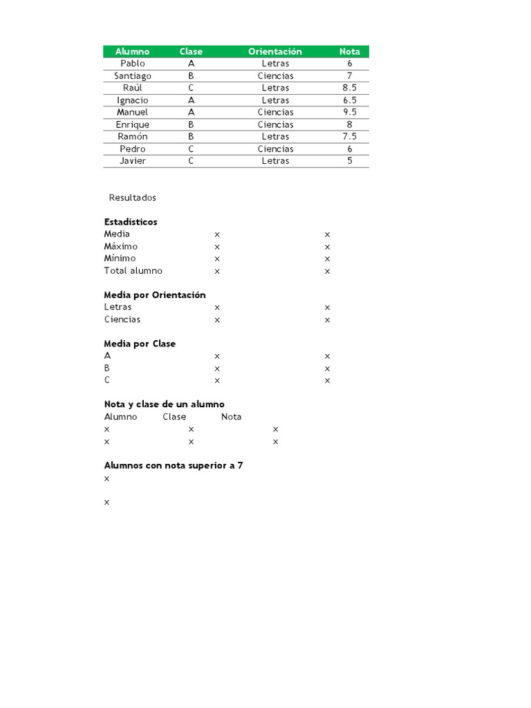 Enunciado-Ejercicios-de-Excel-básico Nivel 1 | PDF