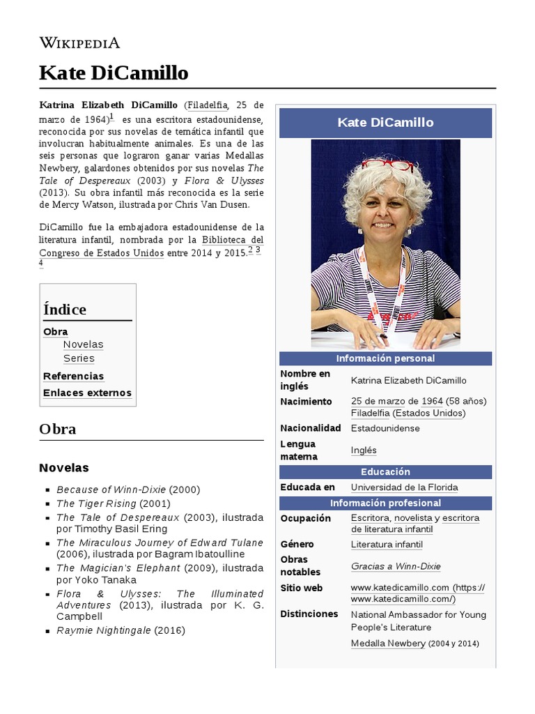 Kate DiCamillo | Descargar gratis PDF | Procesamiento de información ...