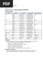 2.2.13 Packet Tracer - Point-to-Point Single-Area OSPFv2 Configuration | PDF | Router (Computing ...