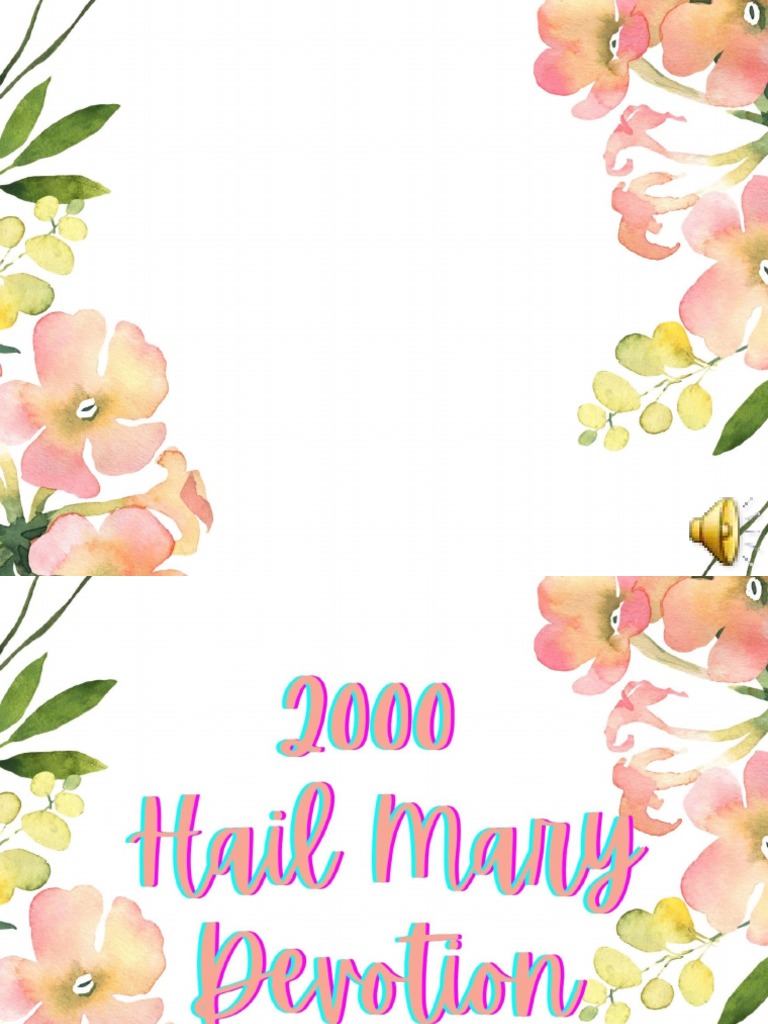 2000 Hail Mary Devotion | PDF 2000 Hail Mary Devotion | PDF