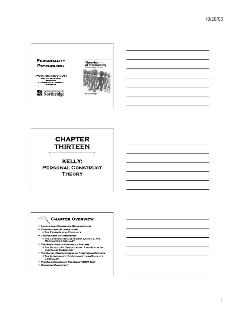 Psy370 Cloninger Ch13 Lecture Handout | PDF | Psychology | Cognitive Science