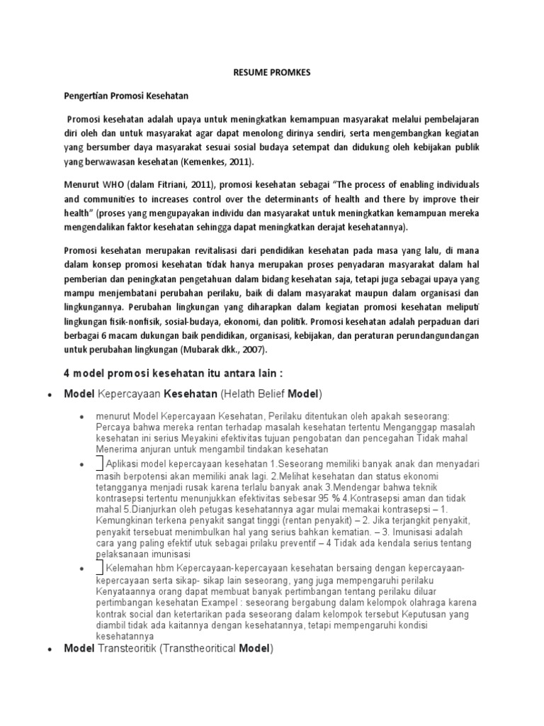 Resume Promkes | PDF