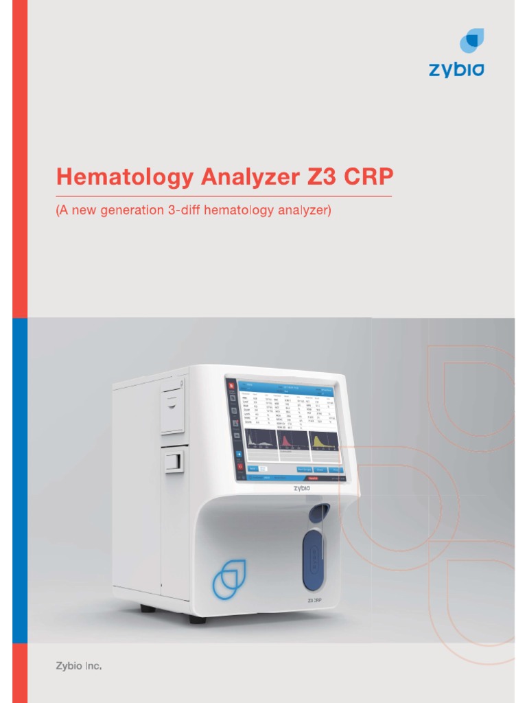Brosur ZYBIO Z3 CRP Hematology Analyzer | PDF