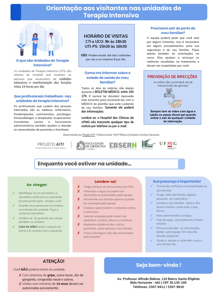 FOLHETO OFICIAL CTI Orientação Aos Visitantes | PDF | Unidade de ...