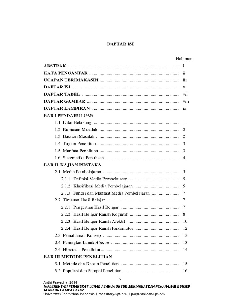 Ardhi Prayadha, 2014: Implementasi Perangkat Lunak Atanua Untuk ...