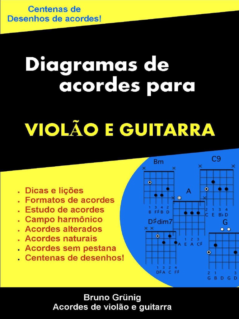 Livro Diagramas de Acordes | PDF | Acorde (música) | Guitarras