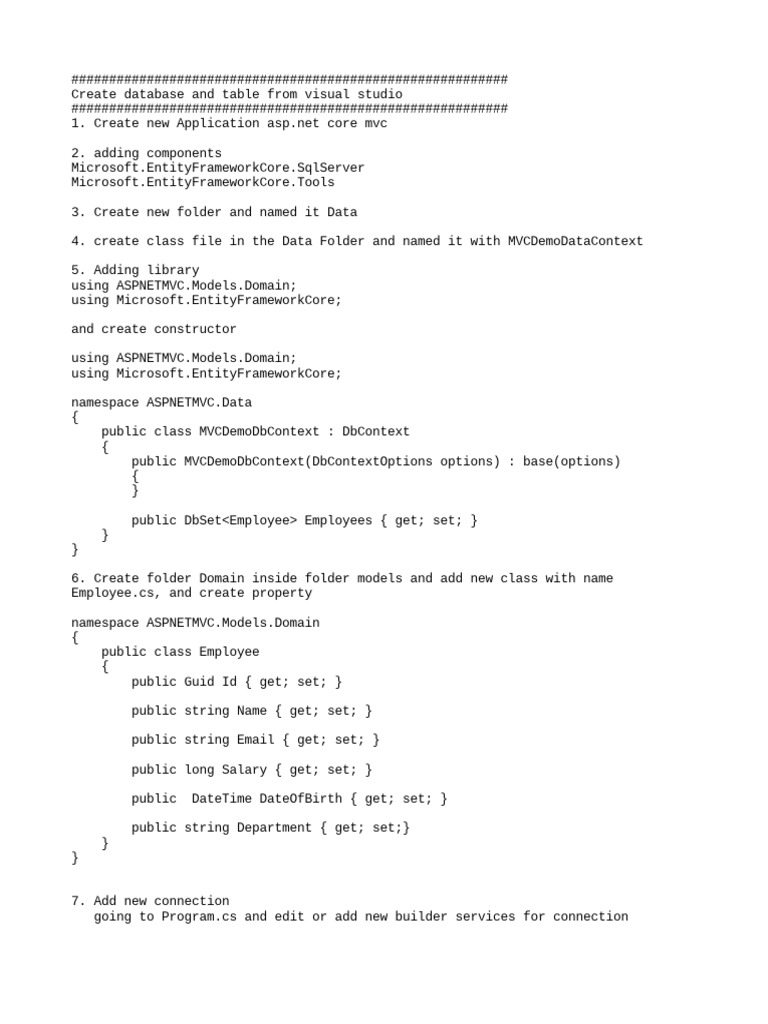 Core Mvc Ef Pdf