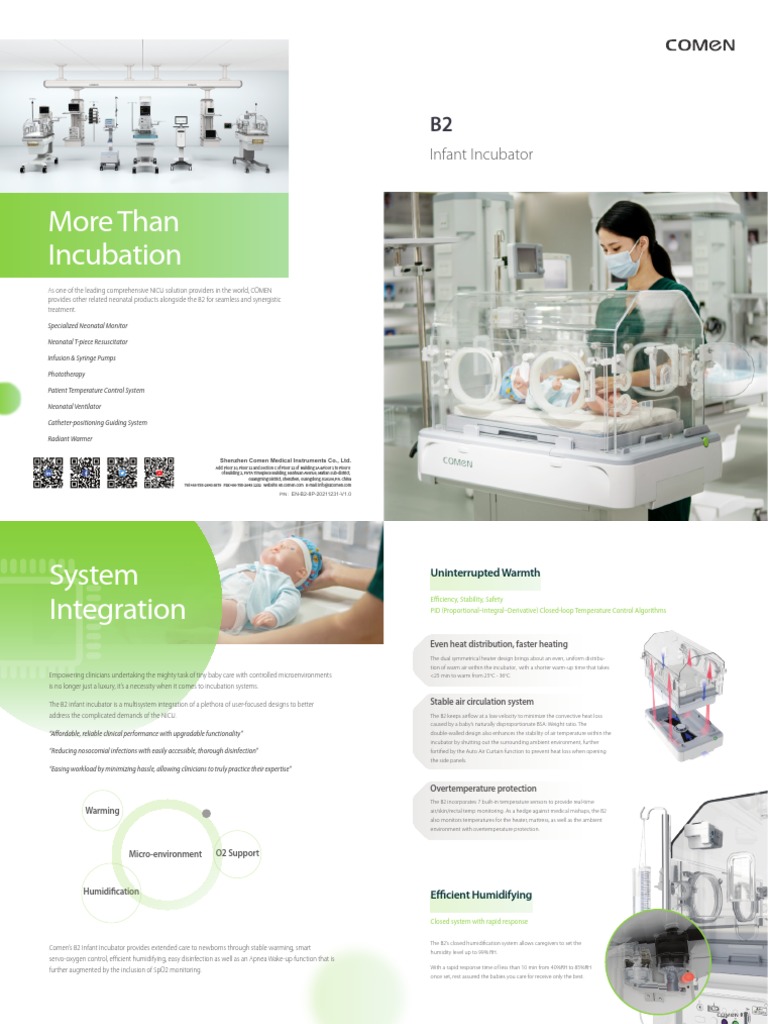 Neonatal Incubator EN B2 | PDF | Neonatal Intensive Care Unit | Clinical Medicine