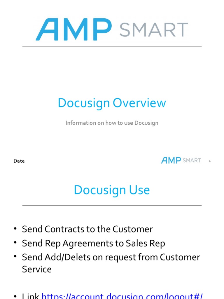 Docusign Overview | PDF | World Wide Web | Internet & Web