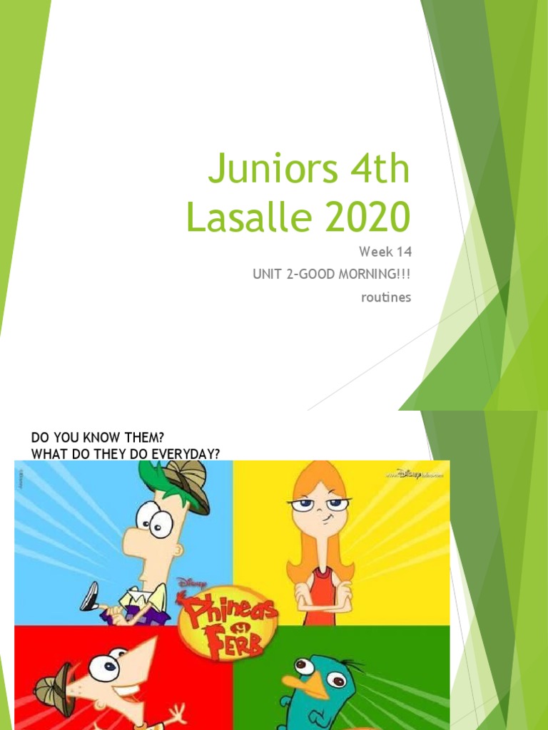 Daily Routines Unit 2 | PDF | Art