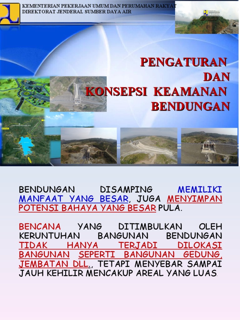 Konsepsi Keamanan Bendungan | PDF