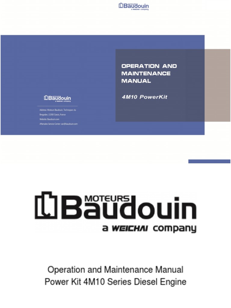 1006024889-Operation and Maintenance Manual PowerKit 4M10 Series Diesel Engine-1006024889-C ...