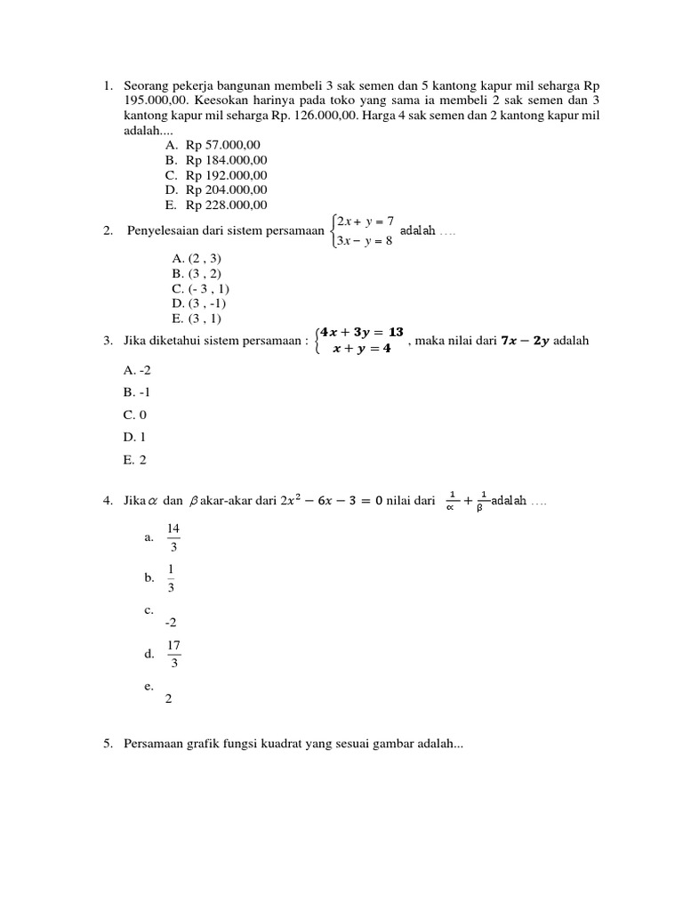Latihan Uas - 2 | PDF